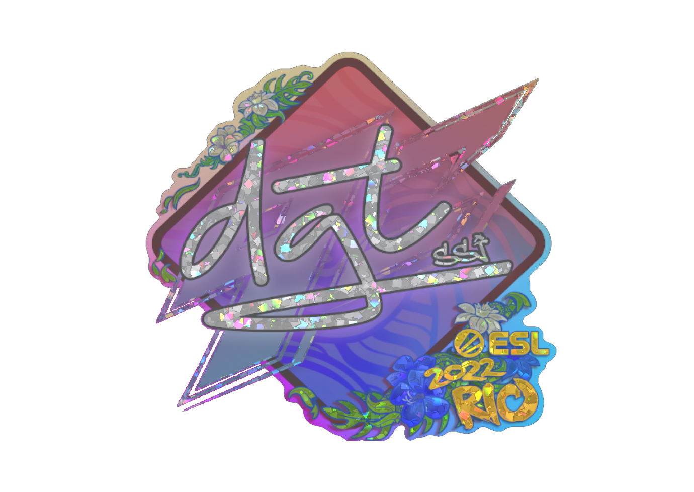 Sticker | dgt (Glitter) | Rio 2022 — Cкины CS:GO/CS2 на CS.MONEY