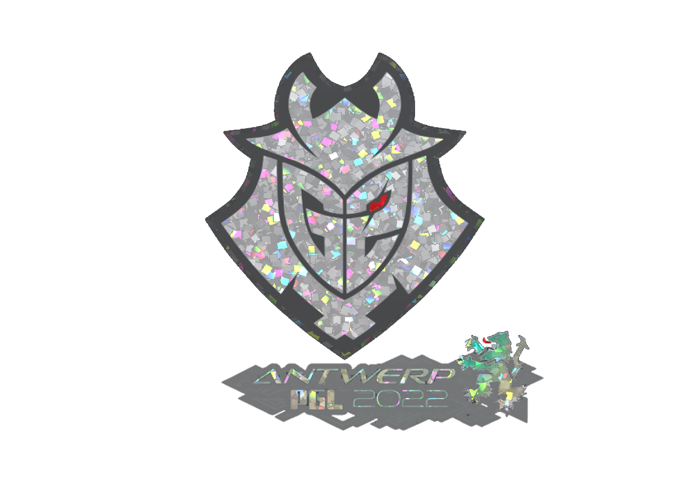 Sticker | G2 Esports (Glitter) | Antwerp 2022 — Byt CS:GO/CS2-skins på ...