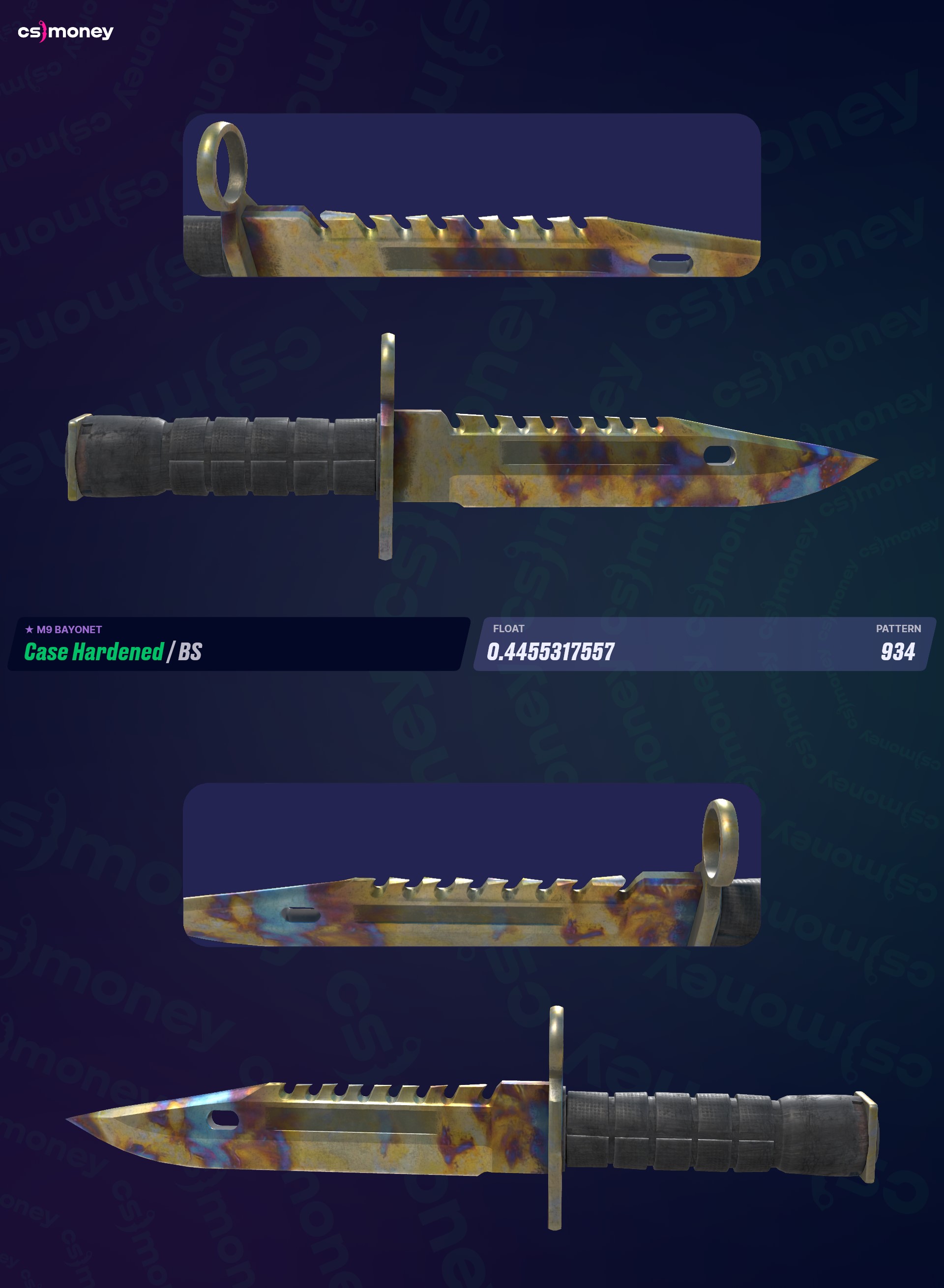 M9 Bayonet Case Hardened