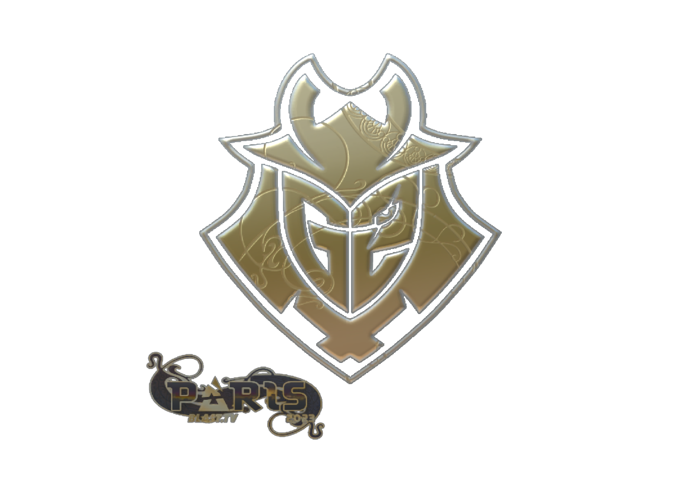 Sticker | G2 Esports (Gold) | Paris 2023 — Trade CS:GO/CS2 skins on CS ...