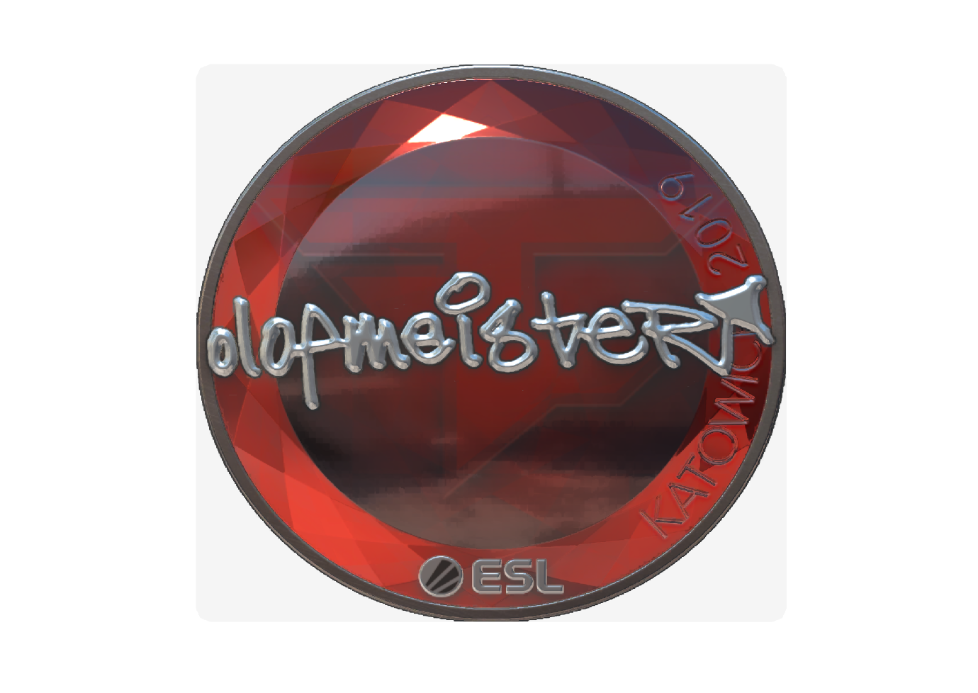 Sticker | olofmeister (Foil) | Katowice 2019 — Cкины CS:GO/CS2 на CS.MONEY