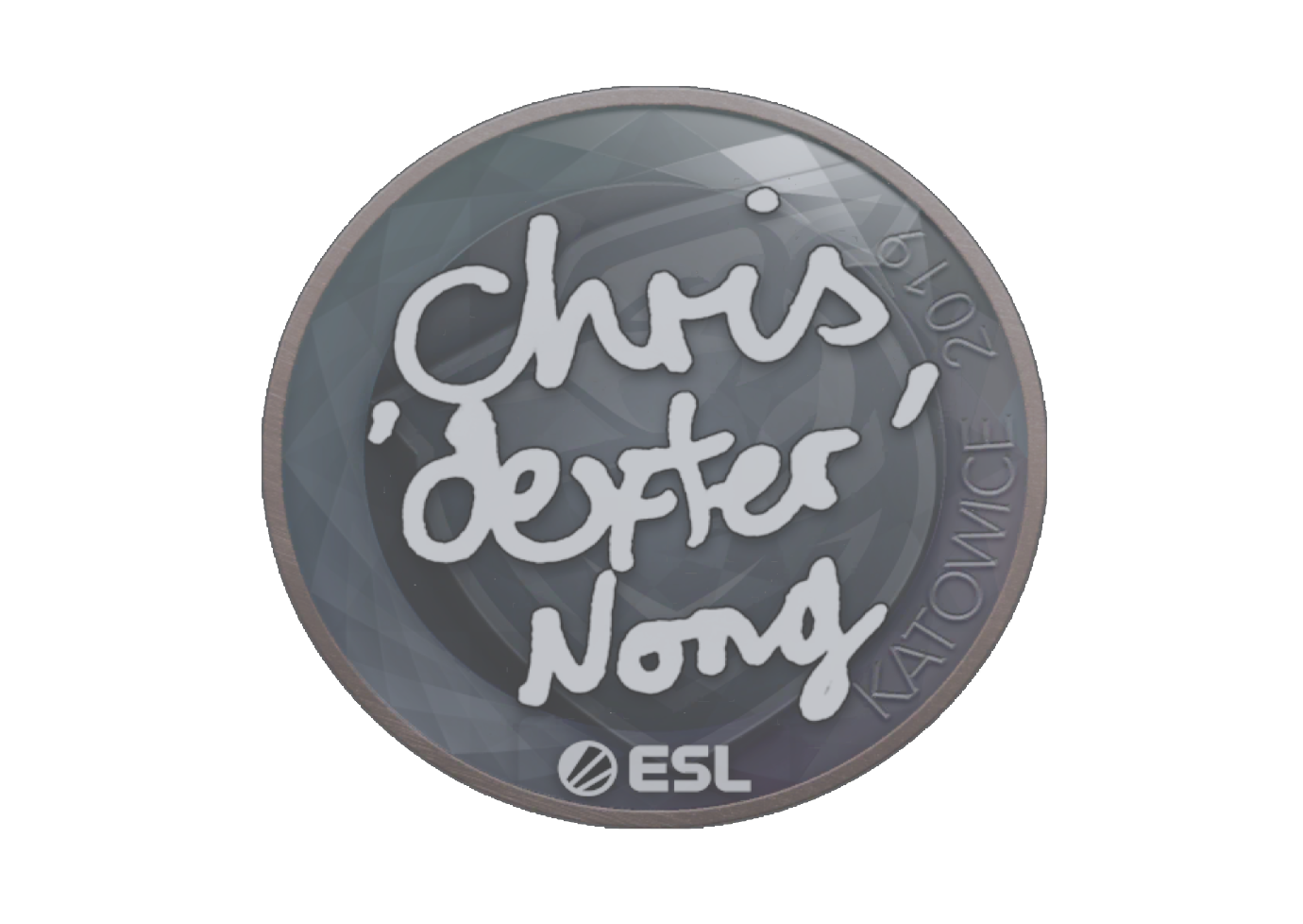 Sticker | dexter | Katowice 2019 — Cserélj CS:GO/CS2 skineket a CS.MONEY-n