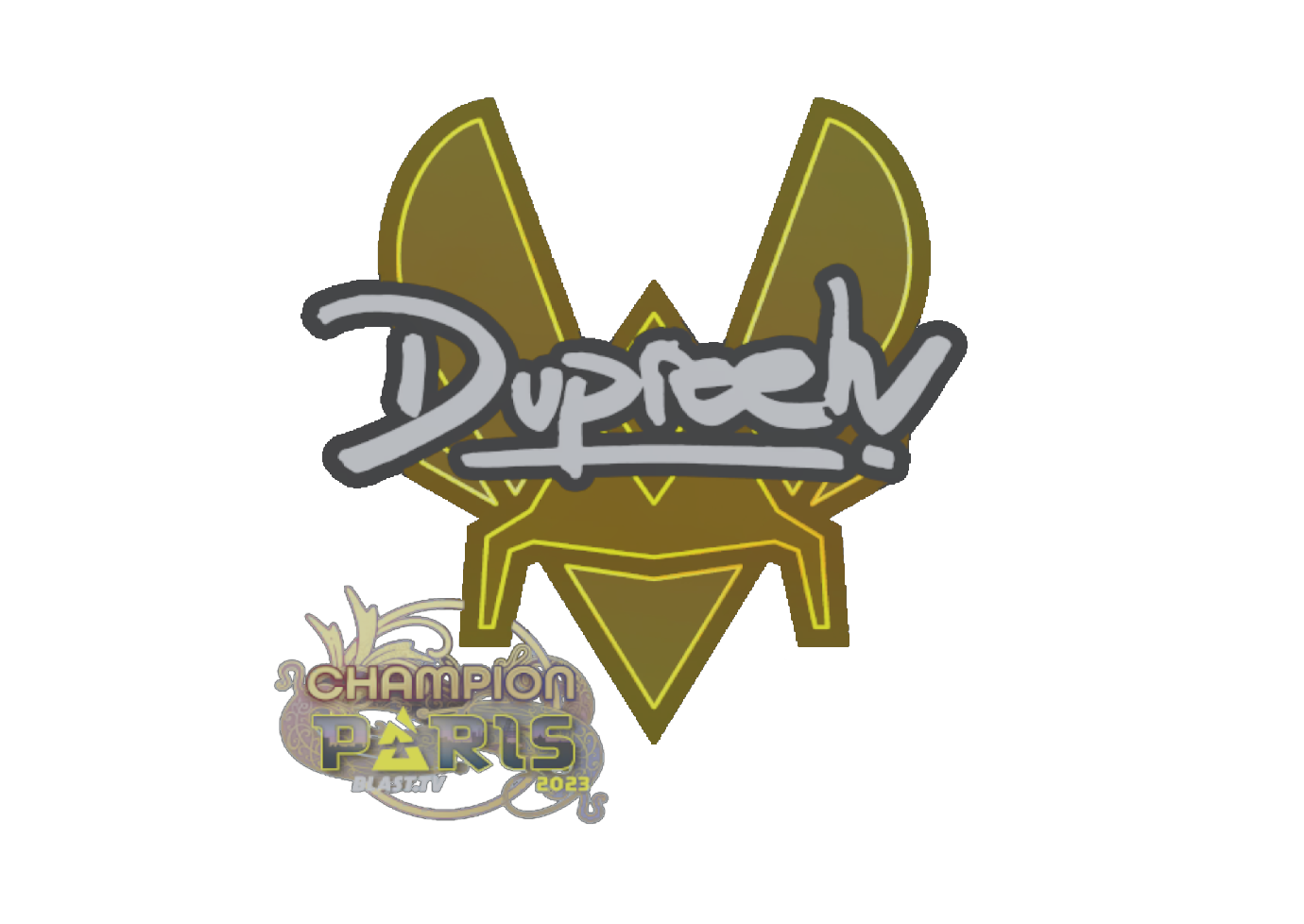 Sticker | dupreeh (Champion) | Paris 2023 — Cкины CS:GO/CS2 на CS.MONEY