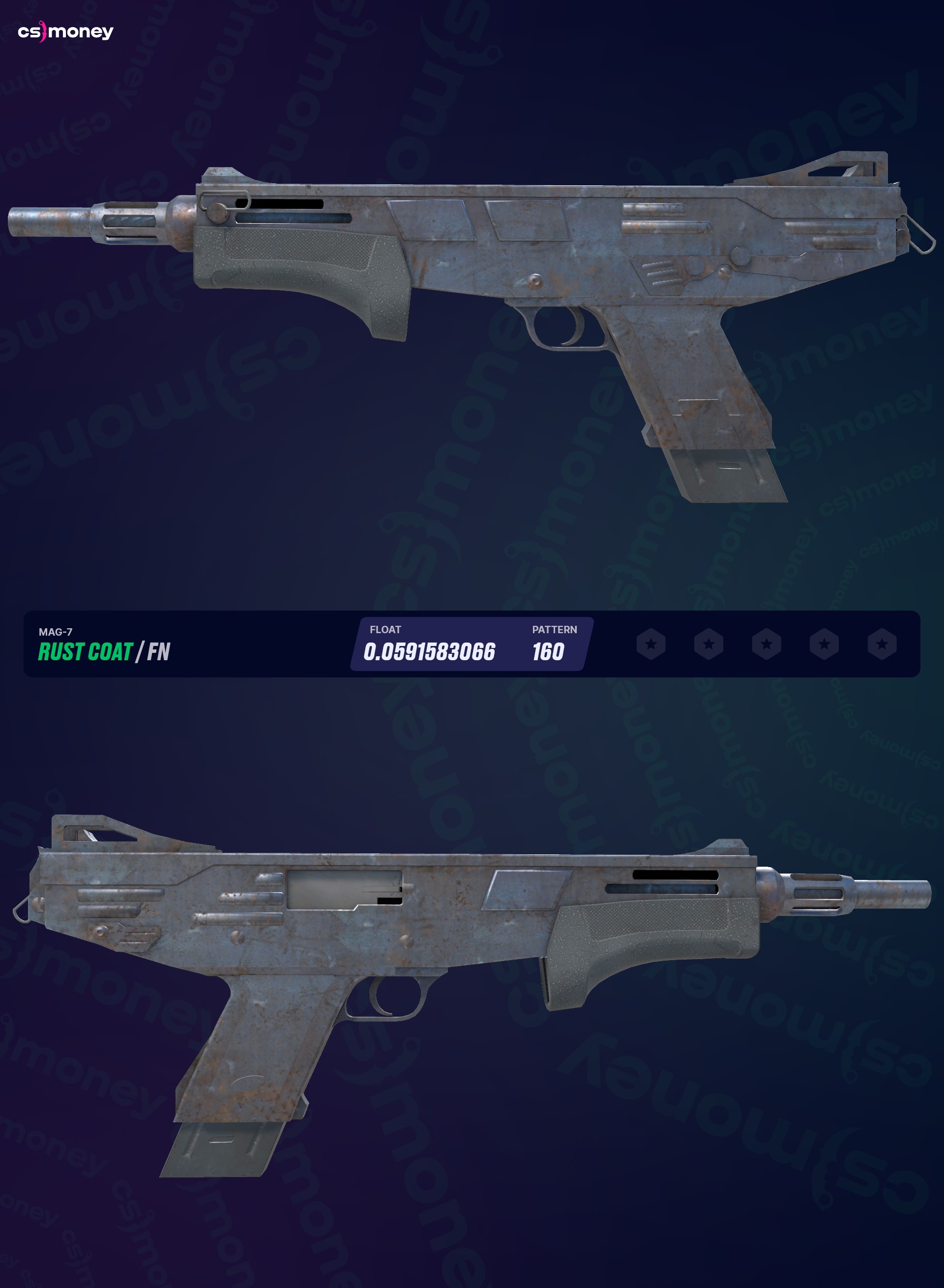 MAG-7 | Rust Coat (Factory New) — Trade CS:GO/CS2 skins on CS.MONEY