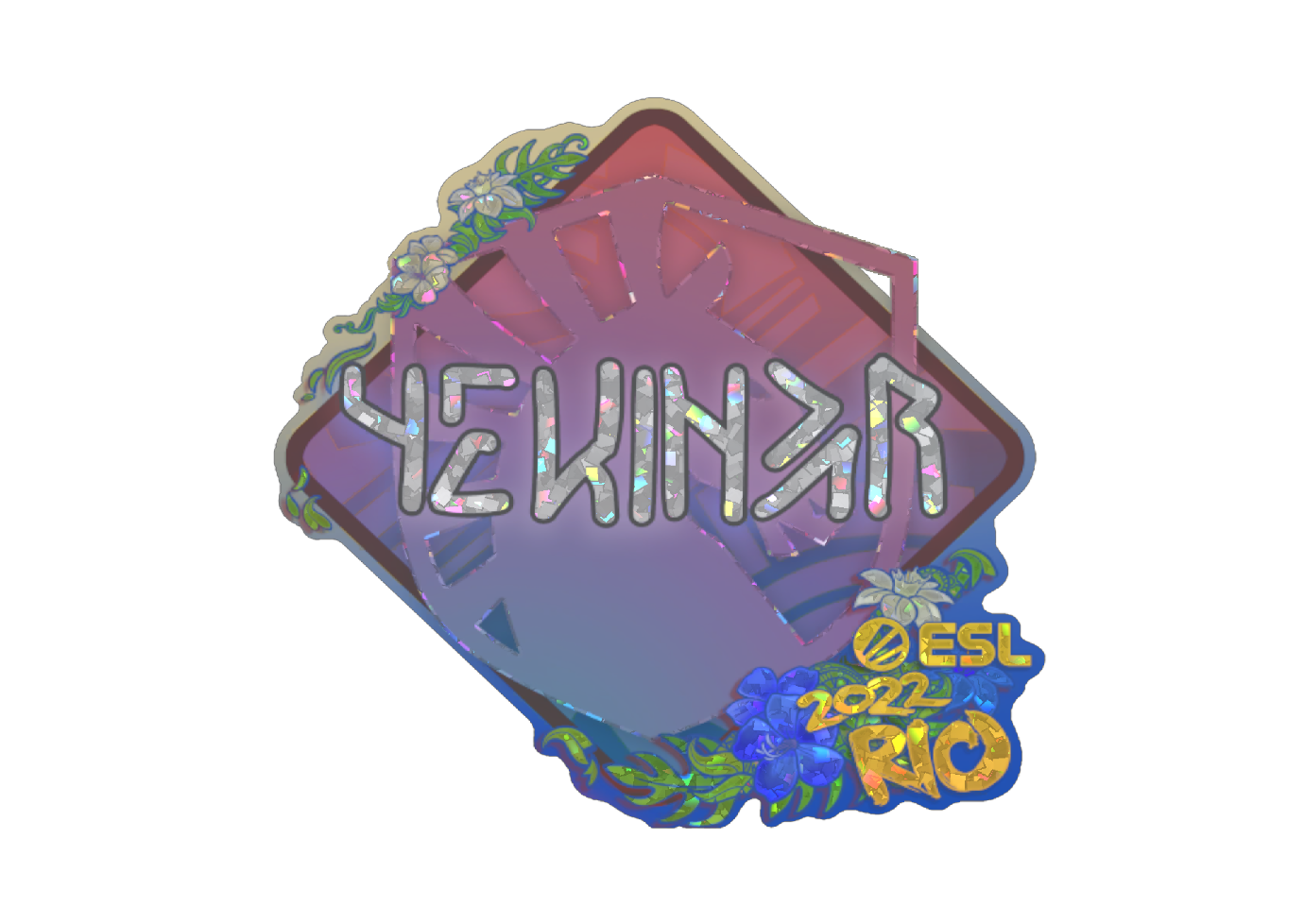 Sticker | YEKINDAR (Glitter) | Rio 2022 — Trade CS:GO/CS2 skins on CS.MONEY