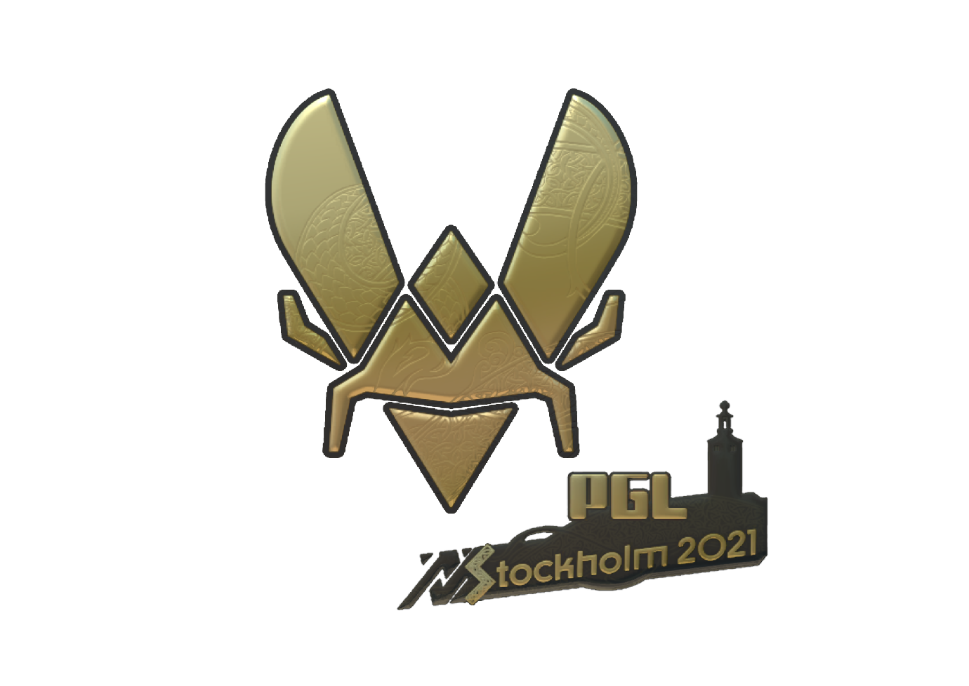 Sticker | Vitality (Gold) | Stockholm 2021 — Cкины CS:GO/CS2 на CS.MONEY