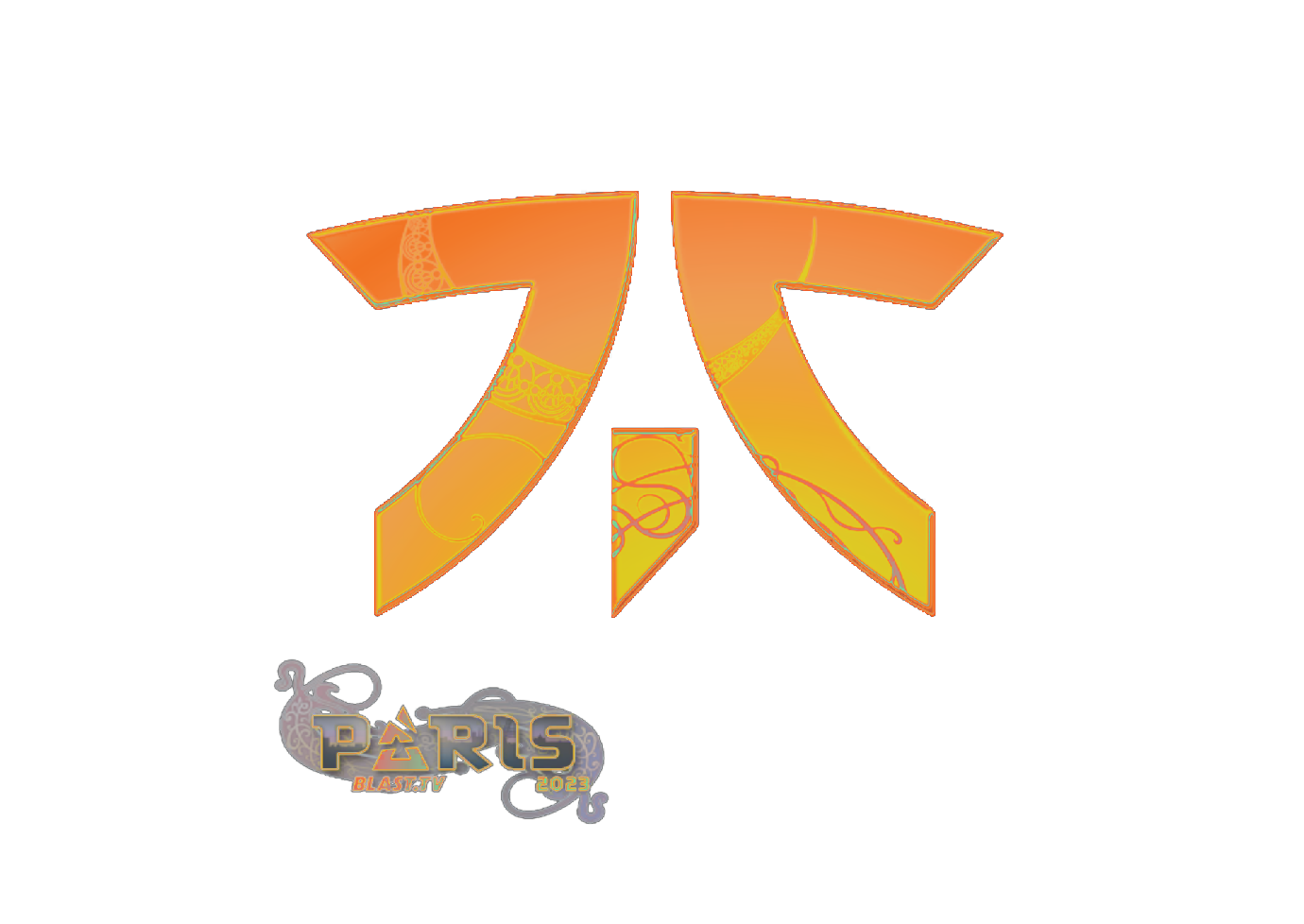 Sticker | Fnatic (Holo) | Paris 2023 — Cкины CS:GO/CS2 на CS.MONEY