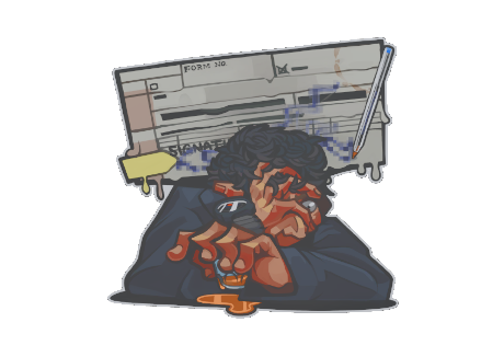 Sticker Cursed Penmanship - CS2 sticker - Prices - Pricempire