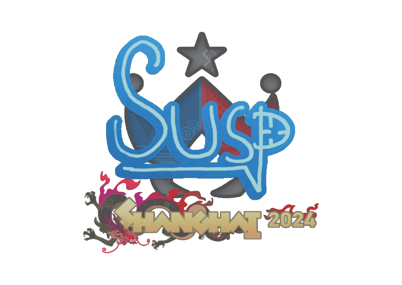 Sticker | susp | Shanghai 2024 — Trade CS:GO/CS2 skins on CS.MONEY